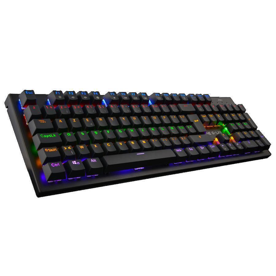 The G-Lab Keyboard AZERTY French Backlit Keyboard Keyz Carbon 2 | Back ...