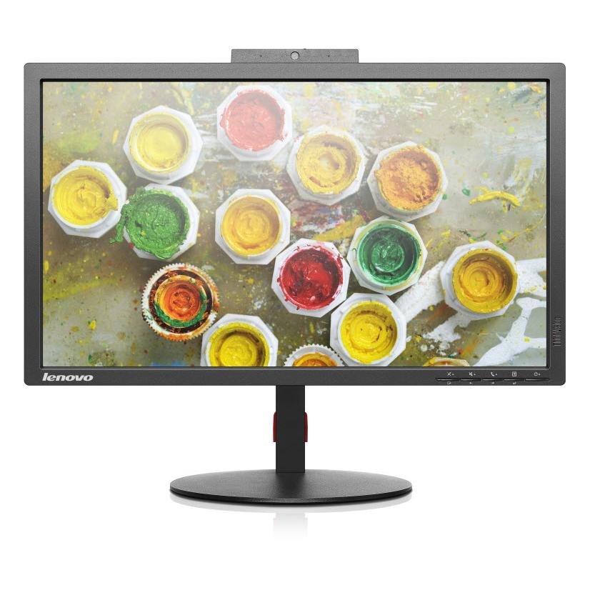 24-inch Lenovo ThinkVision T2424PA 1920 x 1080 LCD Monitor Black | Back ...