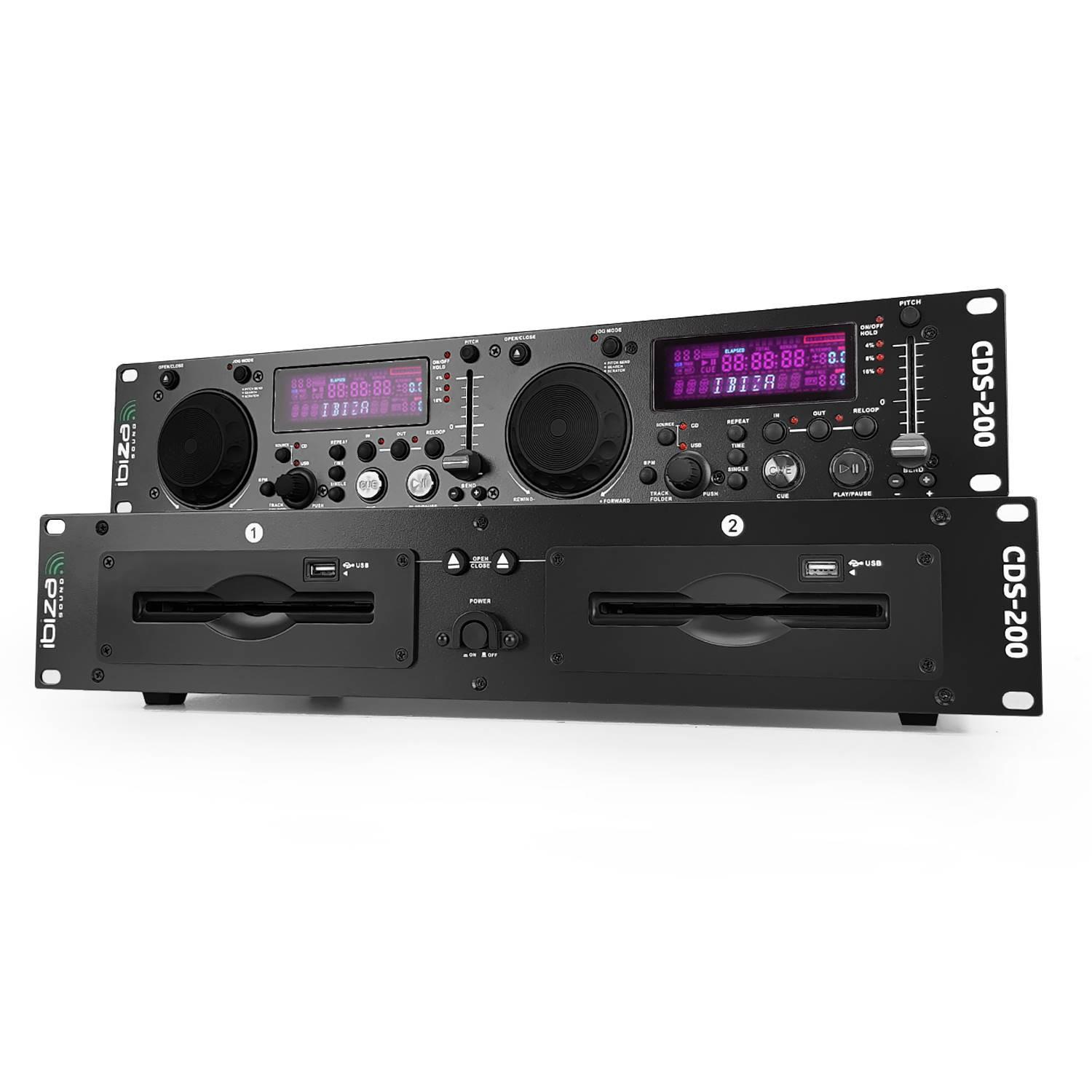 CD prehrávač pre dj-ov Ibiza Sound CDS-200 | Back Market
