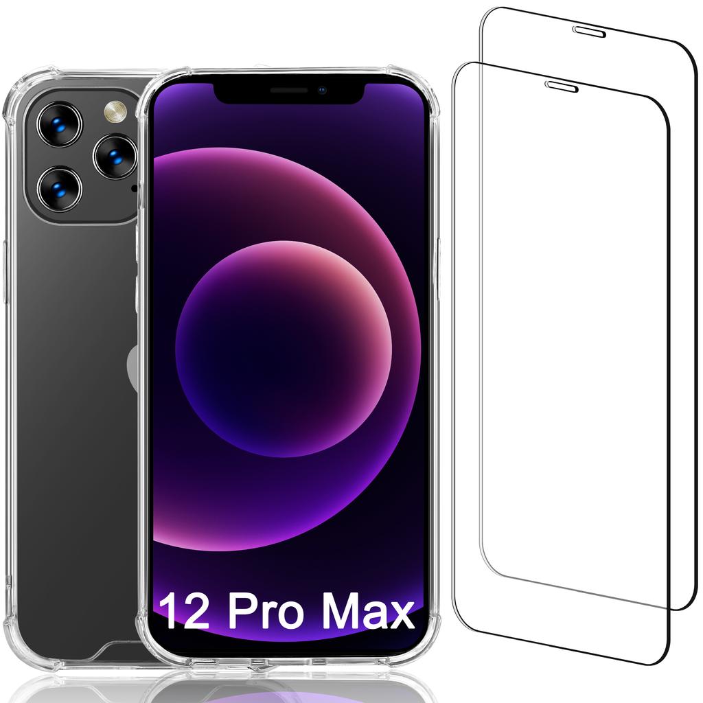 Case iPhone 12 Pro Max and 2 protective screens - Recycled plastic ...