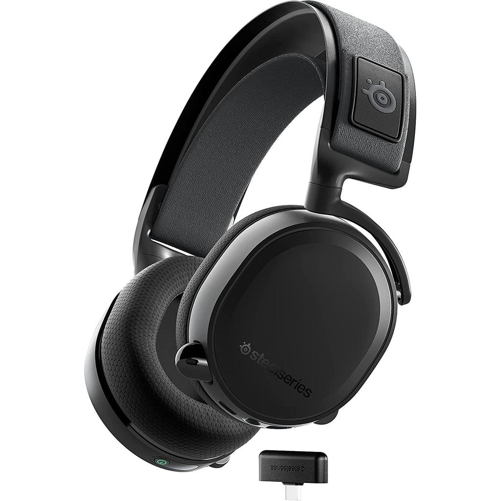 Cascos reducción de ruido gaming inalámbrico micrófono Steelseries Arctis 7+ - Negro | Back Market
