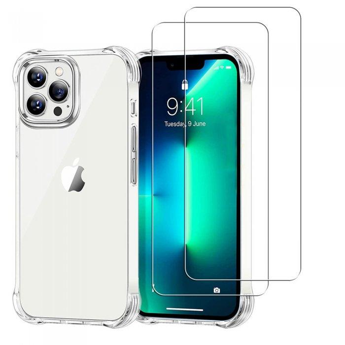 Case iPhone 13 Pro and 2 protective screens - - Transparent | Back Market